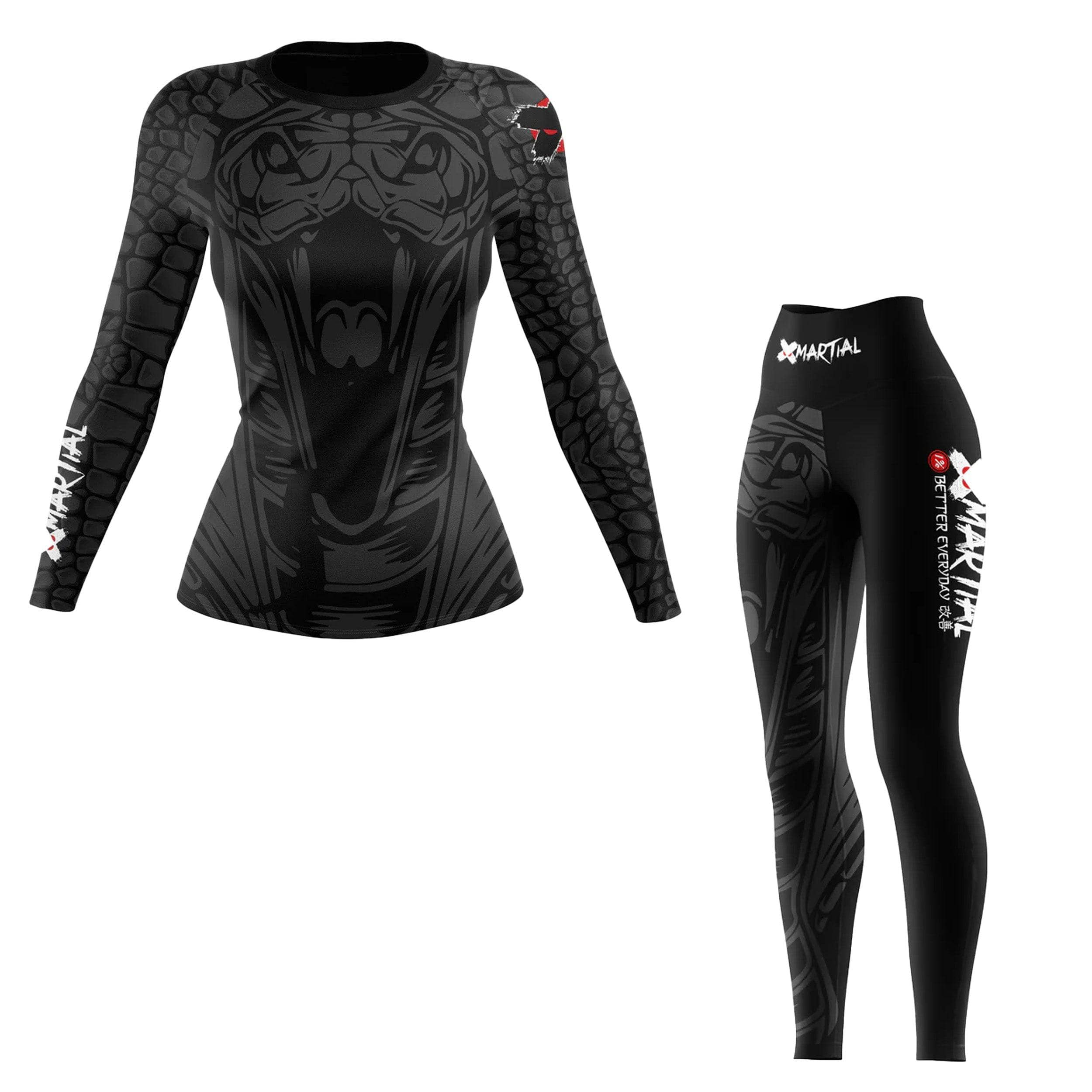 Anaconda Women's BJJ Rash Guard - XMARTIAL