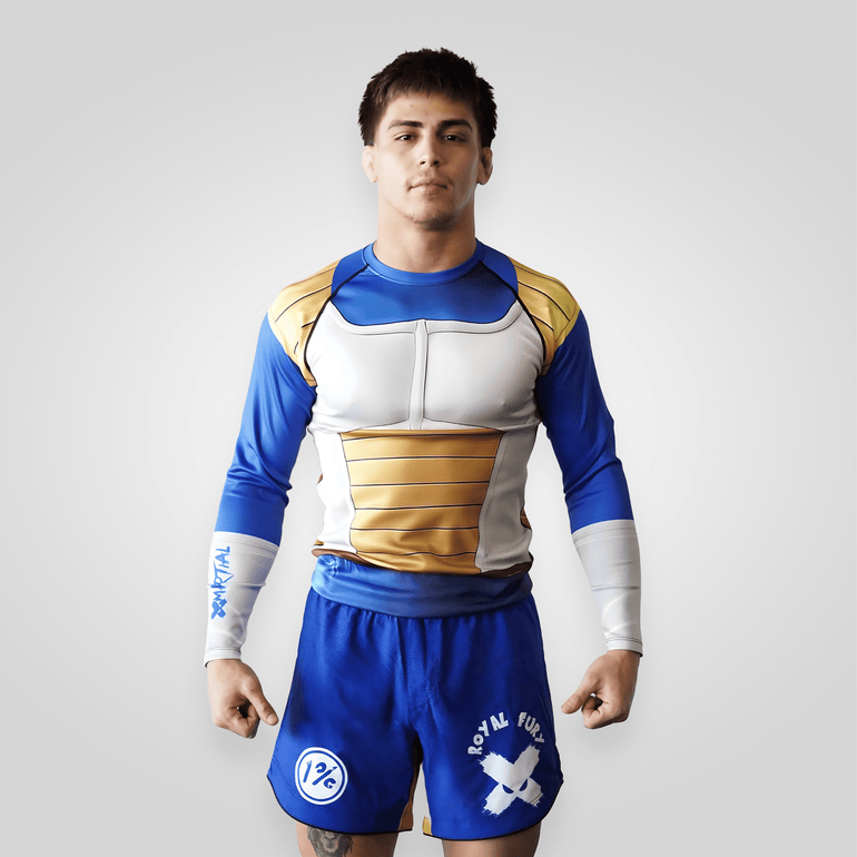 Elite Prince Warrior Anime BJJ Rash Guard