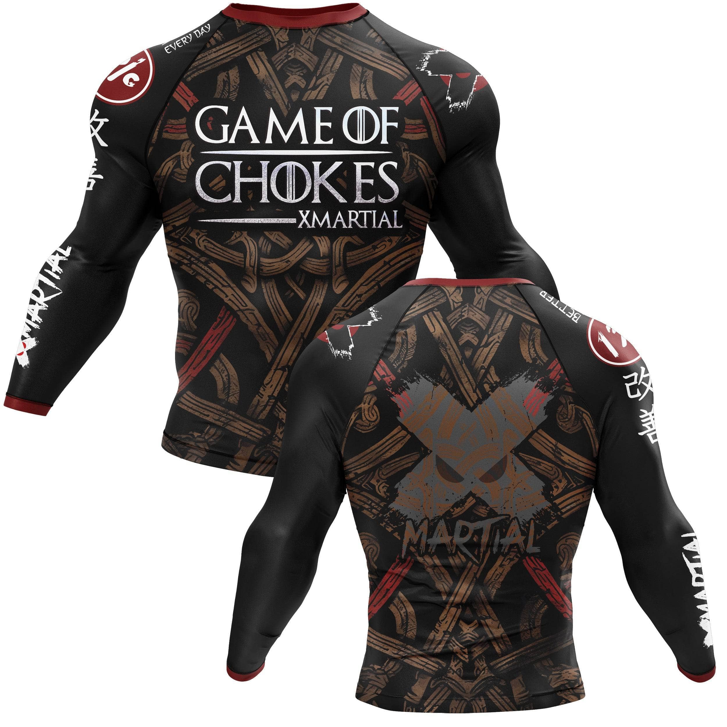 Game of Chokes BJJ Rash Guard - XMARTIAL