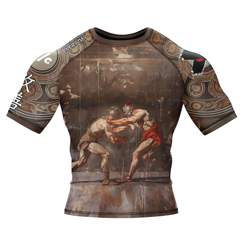 Roman gladiatorial BJJ Rash Guard - XMARTIAL
